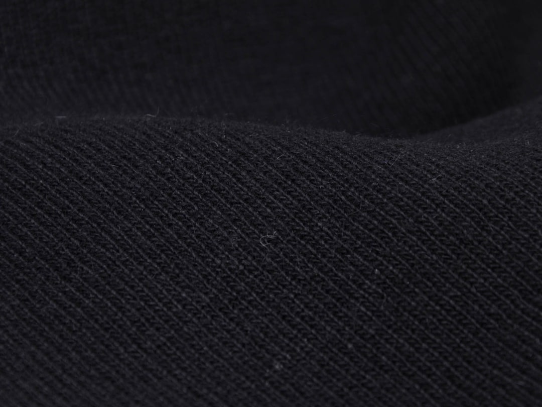 Knitted Fabric With Angora Wool Doubleknit Black Made in Italy 150 Cm ...