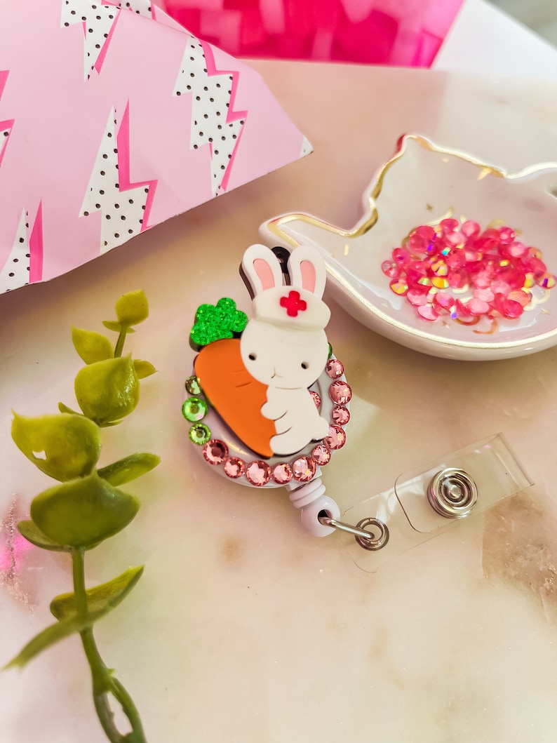 Cute Badge Reels, Bling Nurse Badges, Bling Reel, Badge Holder ...