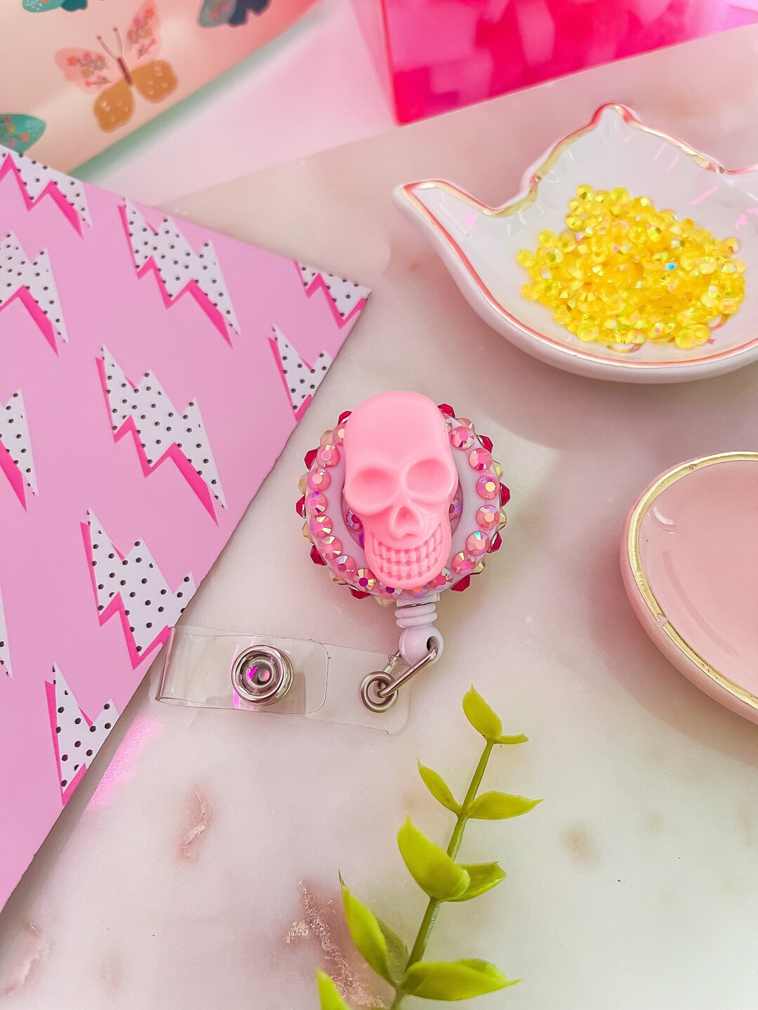 Cute Badge Reels, Bling Nurse Badges, Bling Reel, Badge Holder ...