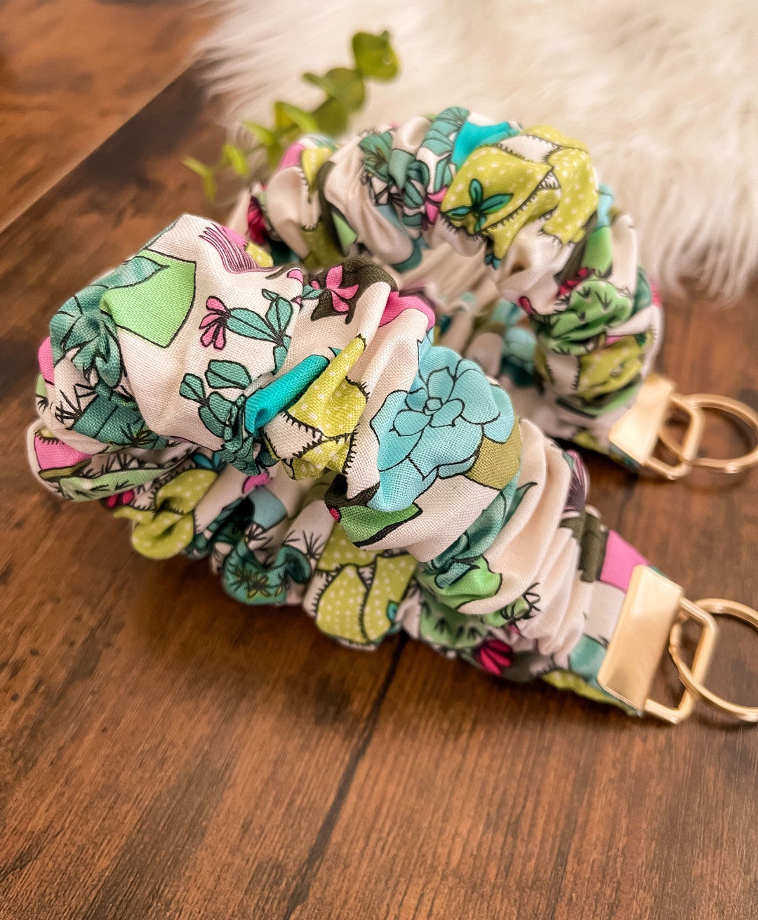 Scrunchies Keychain, Scrunchies Keychain Wristlet, Scrunchies Key Fob ...