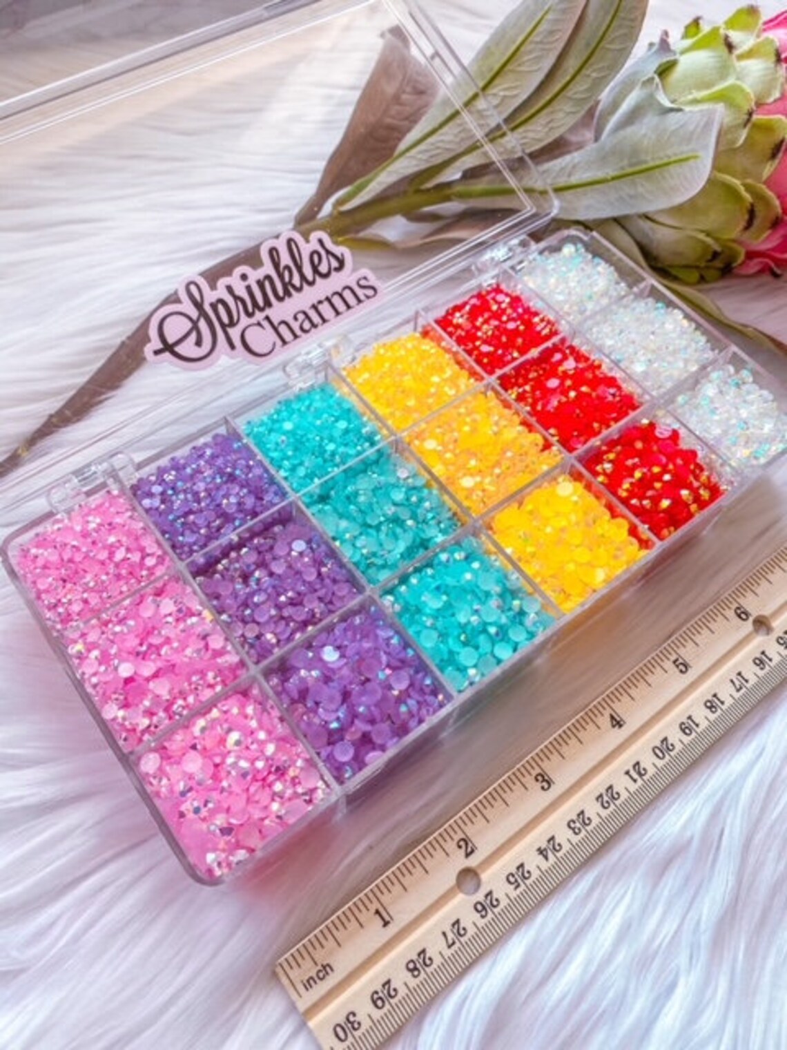 BLING BOX Jelly Rainbow Kit 18 Compartment Small - Etsy