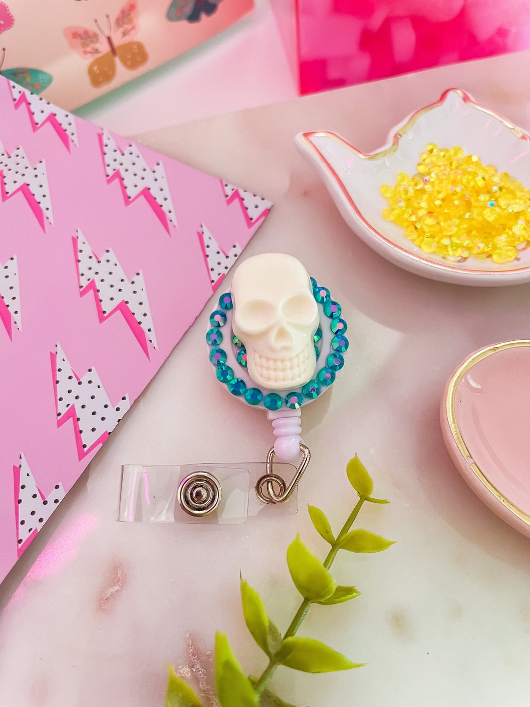 Cute Badge Reels, Bling Nurse Badges, Bling Reel, Badge Holder ...