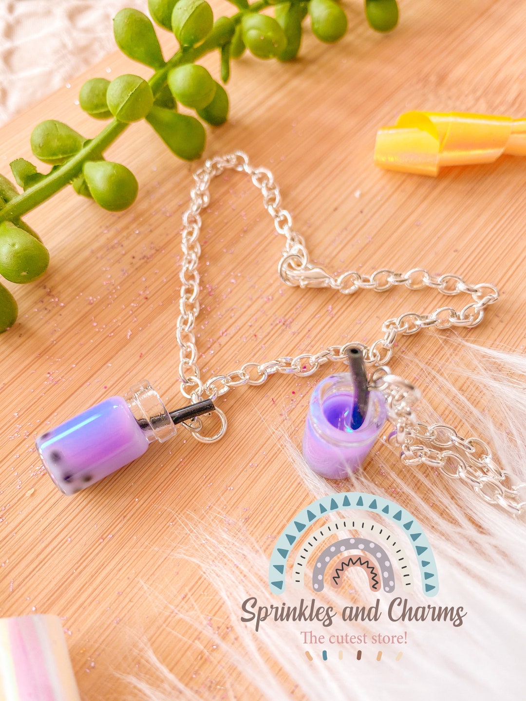 Boba Milk Tea / Bubble Tea Bracelets Miniature Food Kawaii - Etsy