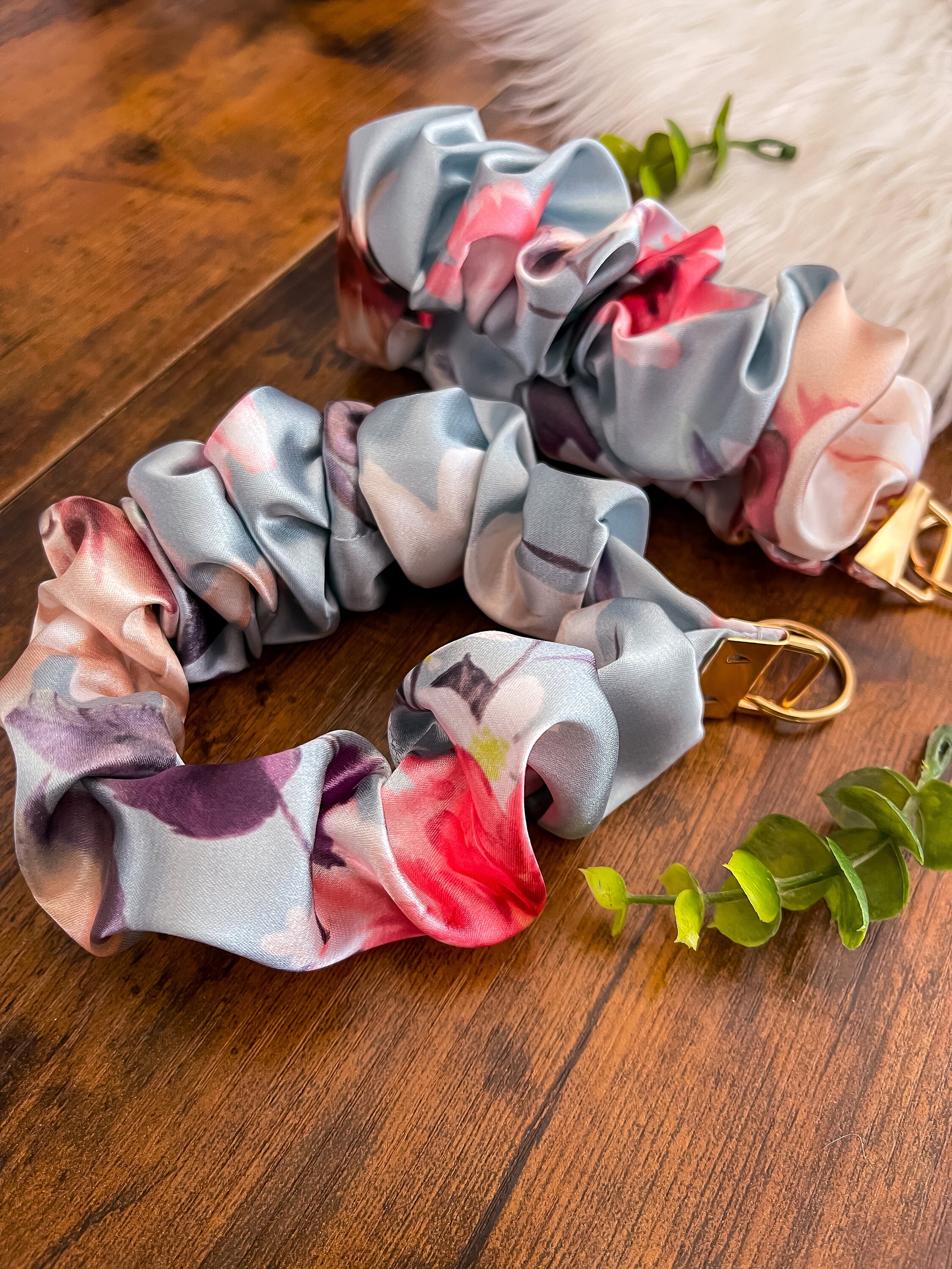 Scrunchies Keychain, Scrunchies Keychain Wristlet, Scrunchies Key Fob ...