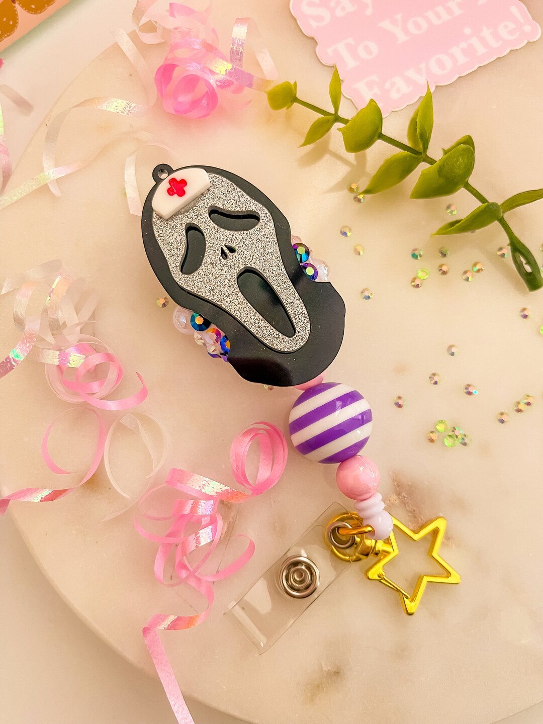 Cute Badge Reels, Bling Nurse Badges, Bling Reel, Badge Holder ...