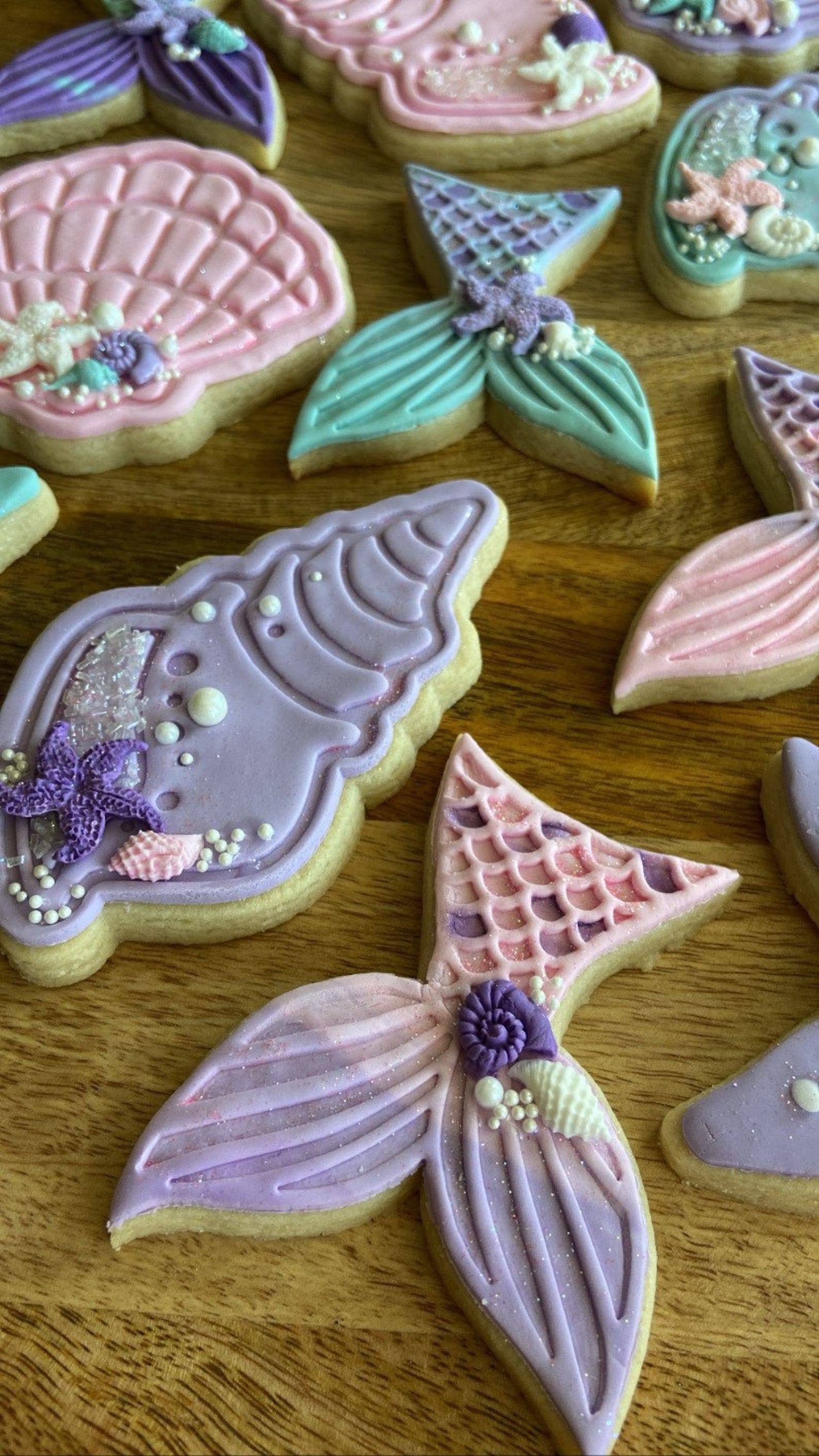 Under the Sea Cookies. Mermaid Beach and Seashell Sugar - Etsy