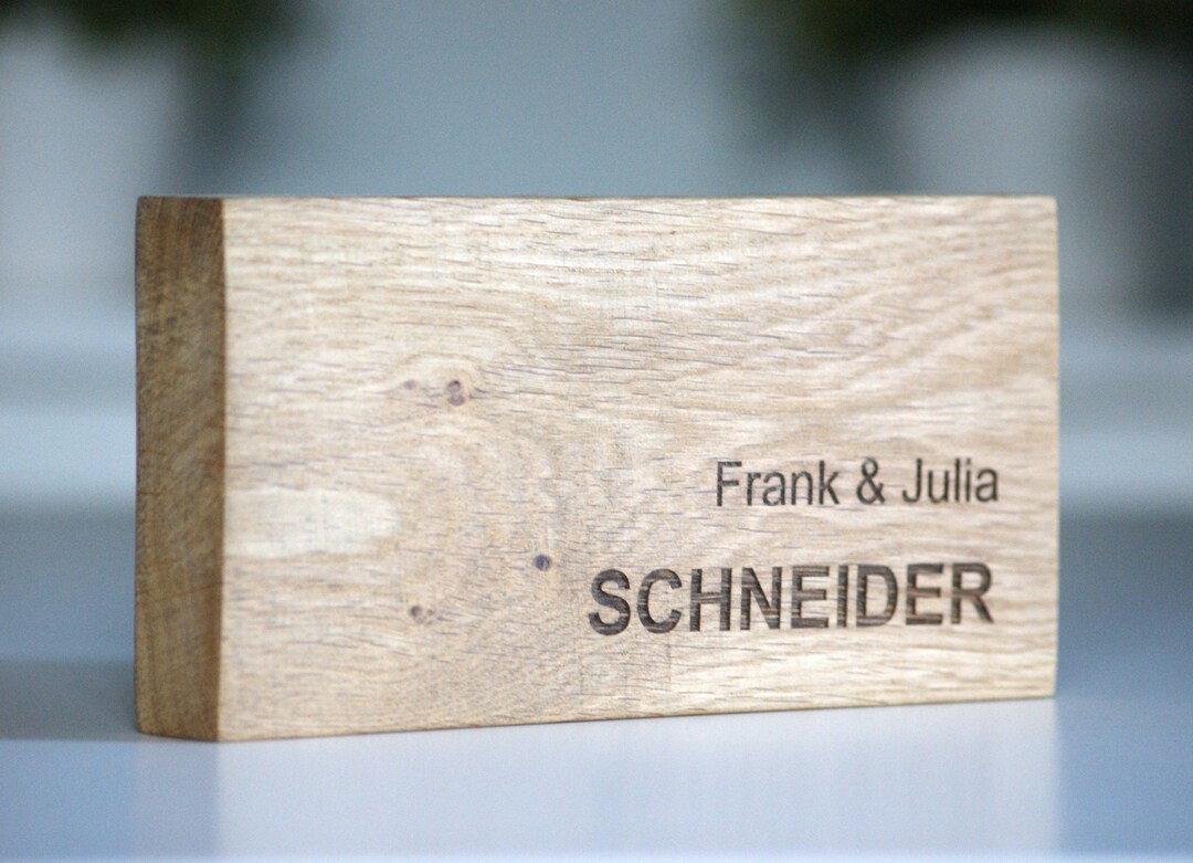 Door Sign Family Front Door Wooden Sign Personalized With Custom ...