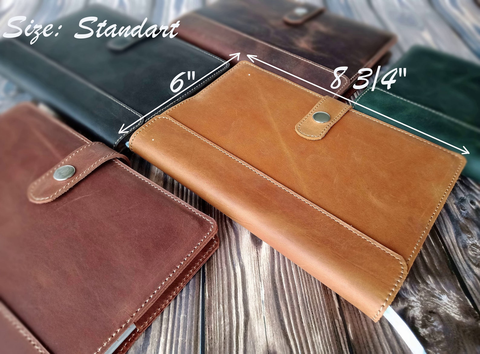 Personalized leather journal Refillable Leather Journal | Etsy