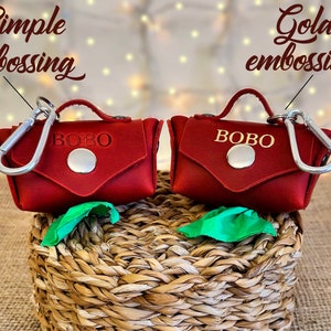 Poopy Pouch, Dog Poop Bag Holder for Leash, Doggie Waste Bag Dispenser ...