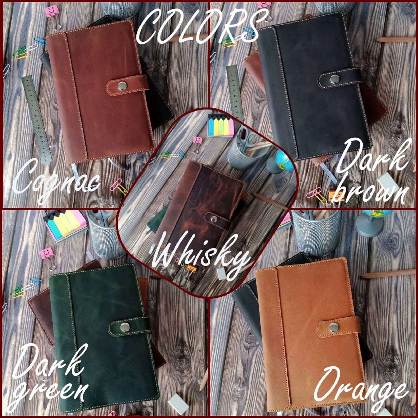 Personalized Leather Journal Refillable Leather Journal - Etsy