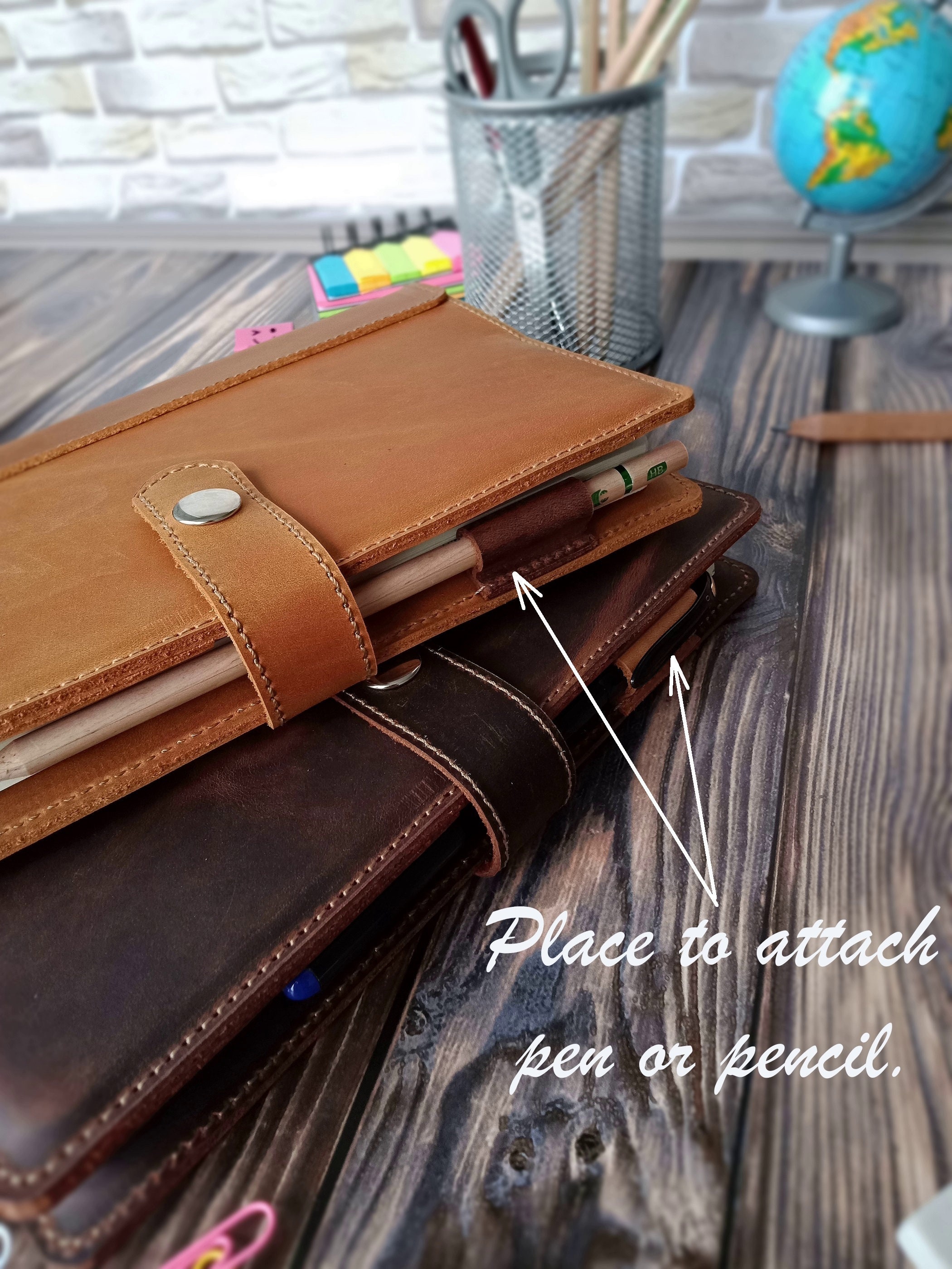 Personalized leather journal Refillable Leather Journal | Etsy