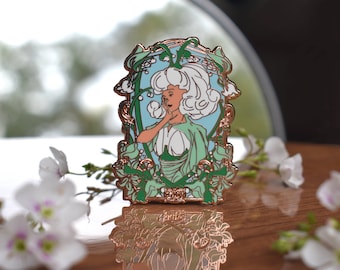 Lily of the Valley Enamel Pin - Flower Lapel Pin // Hard Enamel Pin ...