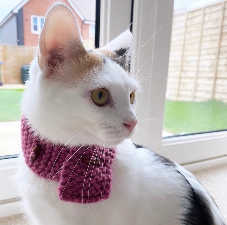 The Hand Knitted Toggle Cat Scarf - Etsy UK