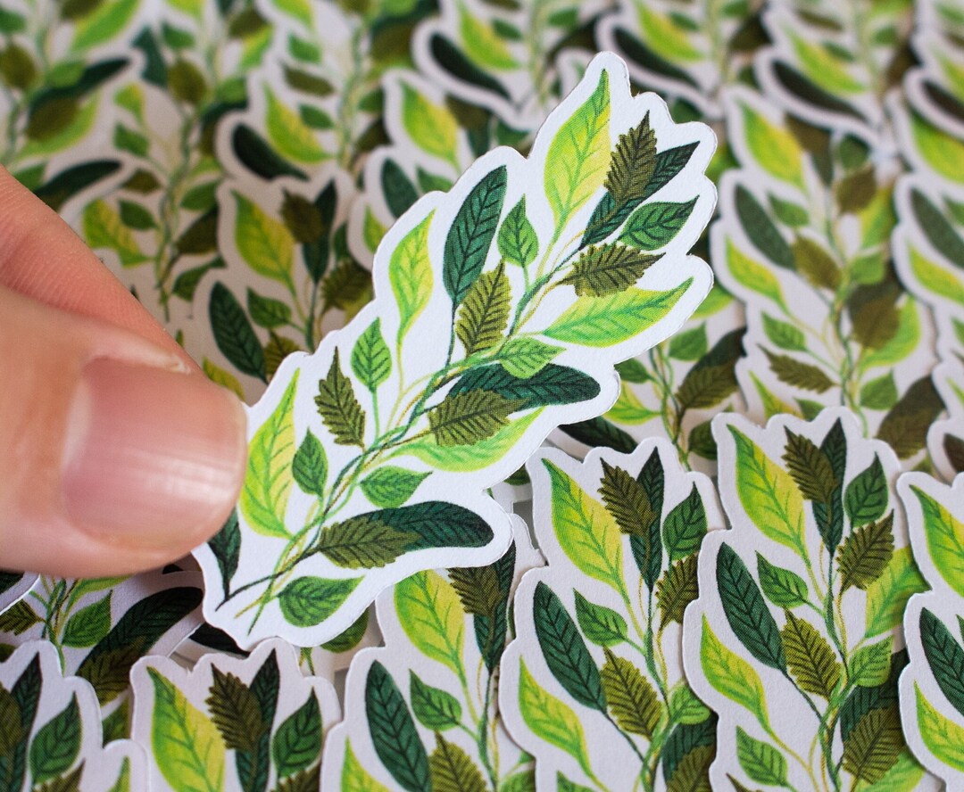 Leaf Vines Sticker - Etsy