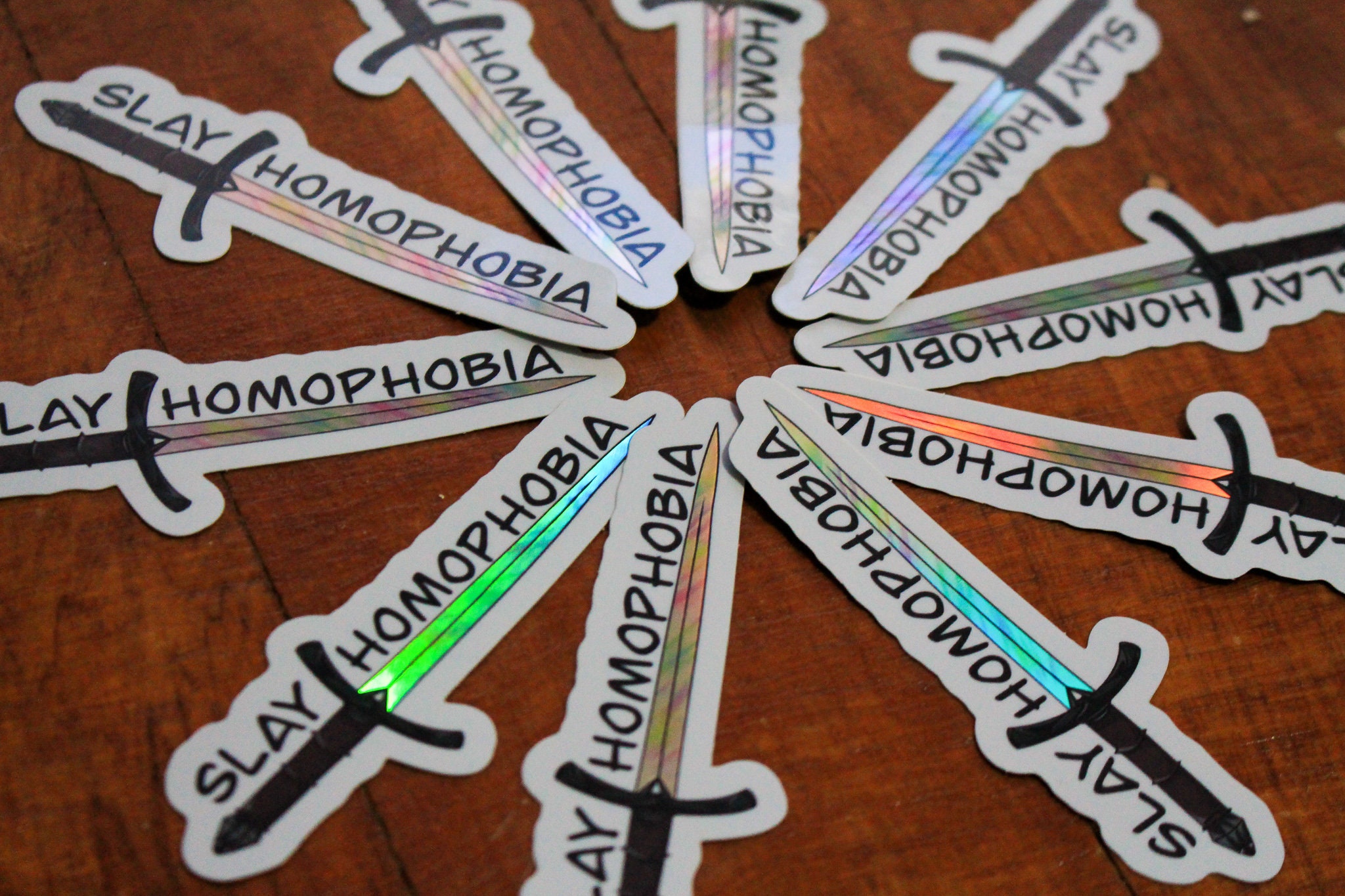 Slay Homophobia Sticker - Etsy
