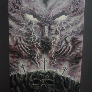 Oil Painting, Crucifixion, Jesus Christ, Dark Art, Horror Art ...