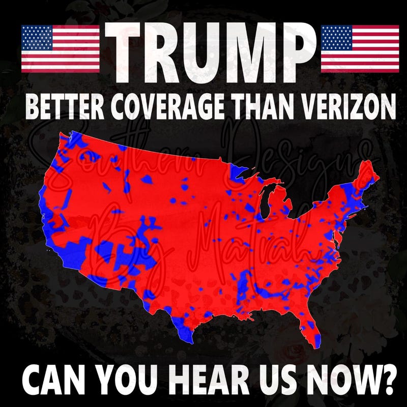 Trump Verizon Png - Etsy