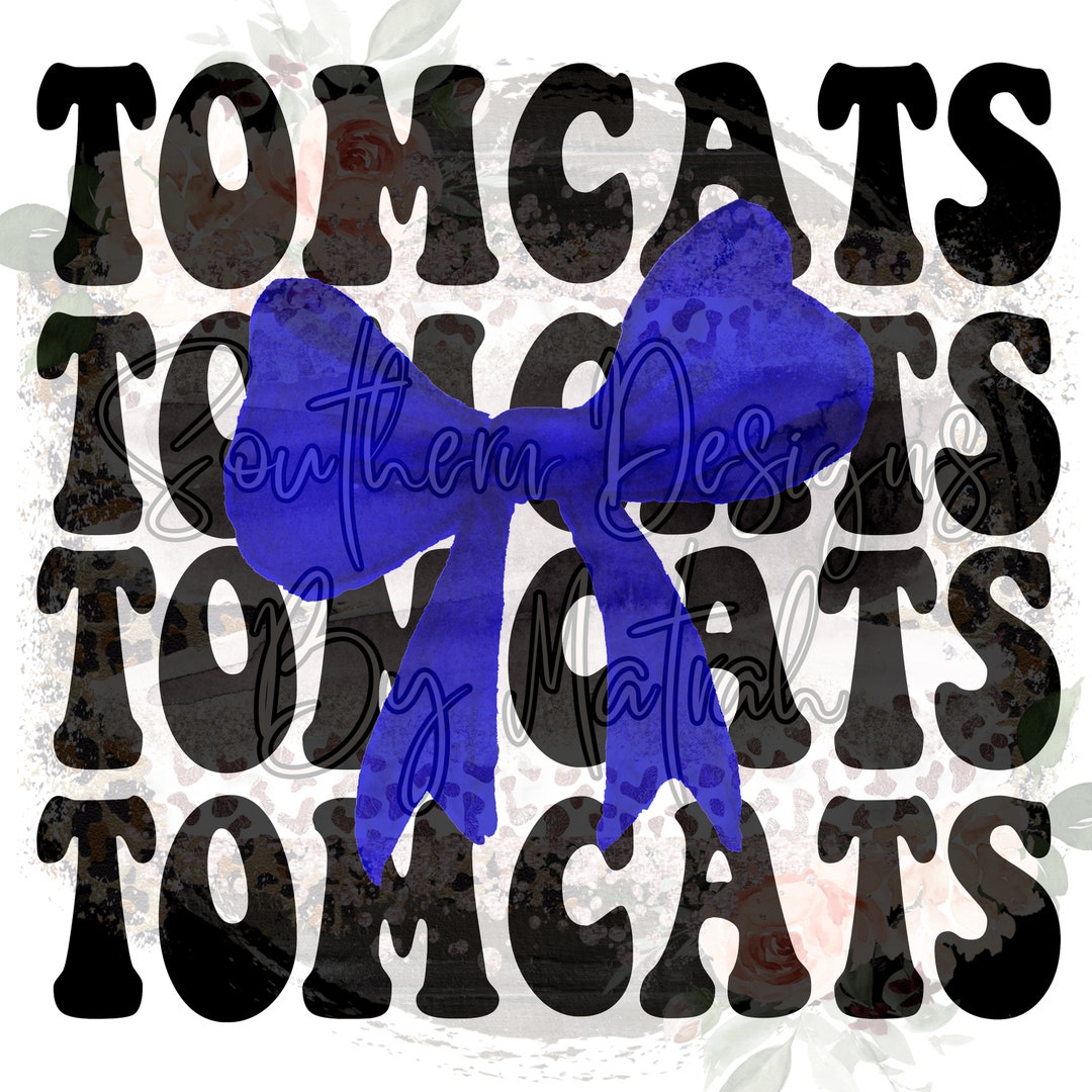 Stone County Tomcats Bow PNG, Digital Download, School Spirit - Etsy