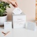 1 Rose Gold Foiled Name Suggestion Box for Baby Shower Included 30 ...