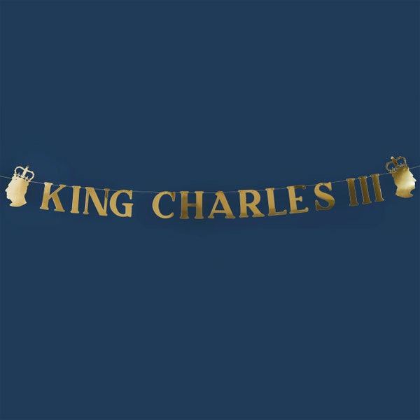 King Charles Banner - Etsy