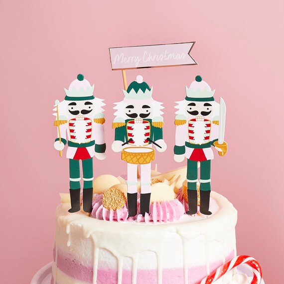 Nutcracker Cake Topper Set | Etsy