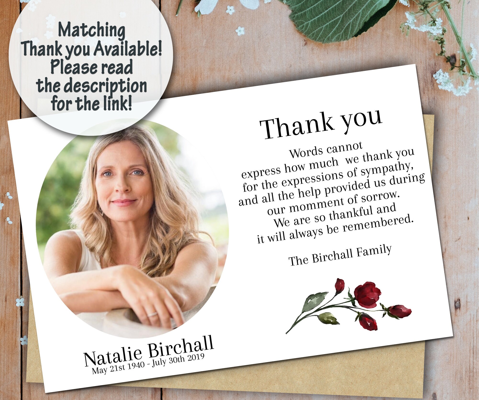 Funeral Welcome Sing Memorial Service Photo Template Celebration of ...