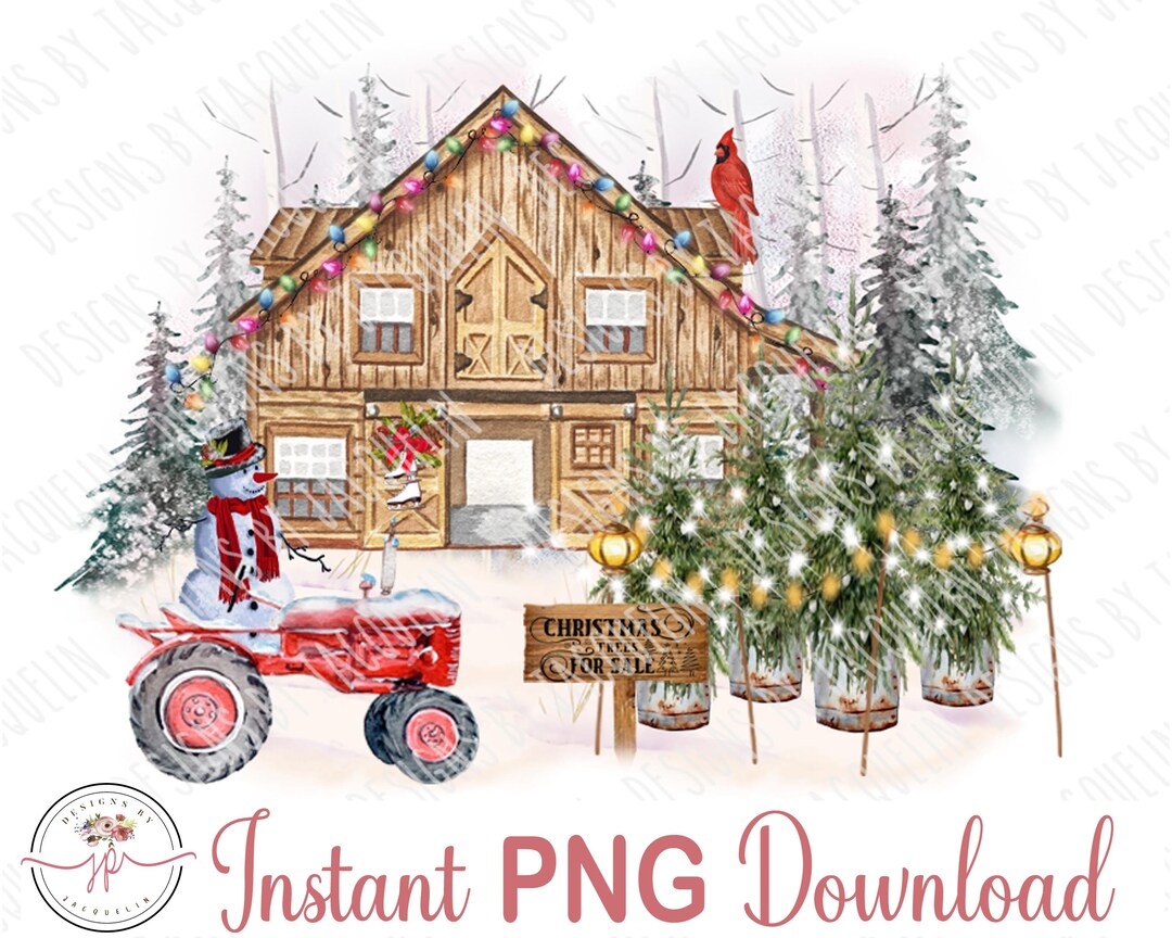 Farmhouse, Cabin, Red Cardinal, Christmas Scene, Cardinal, Memorial ...