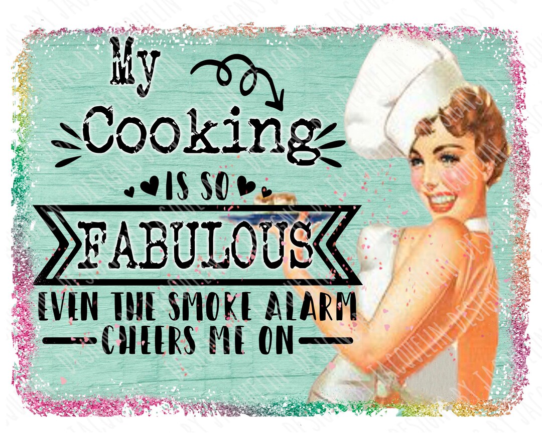 Funny, Humorous, Cooking Vintage Pin-up Girl Housewife Retro- Dish ...