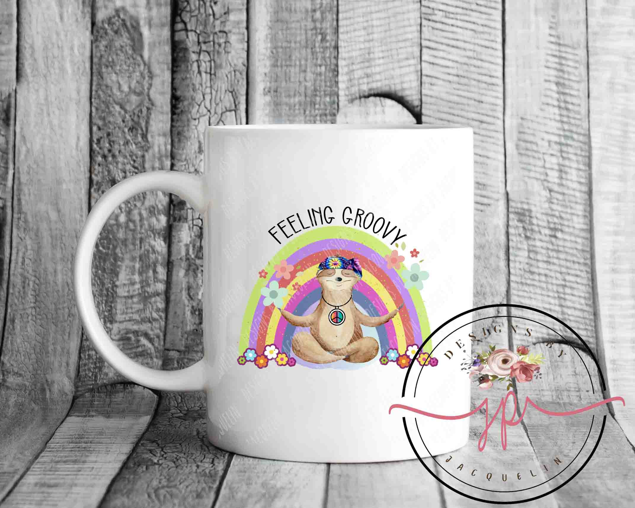 Sloth Feeling Groovy Hippy Retro Camper Best Friends - Etsy