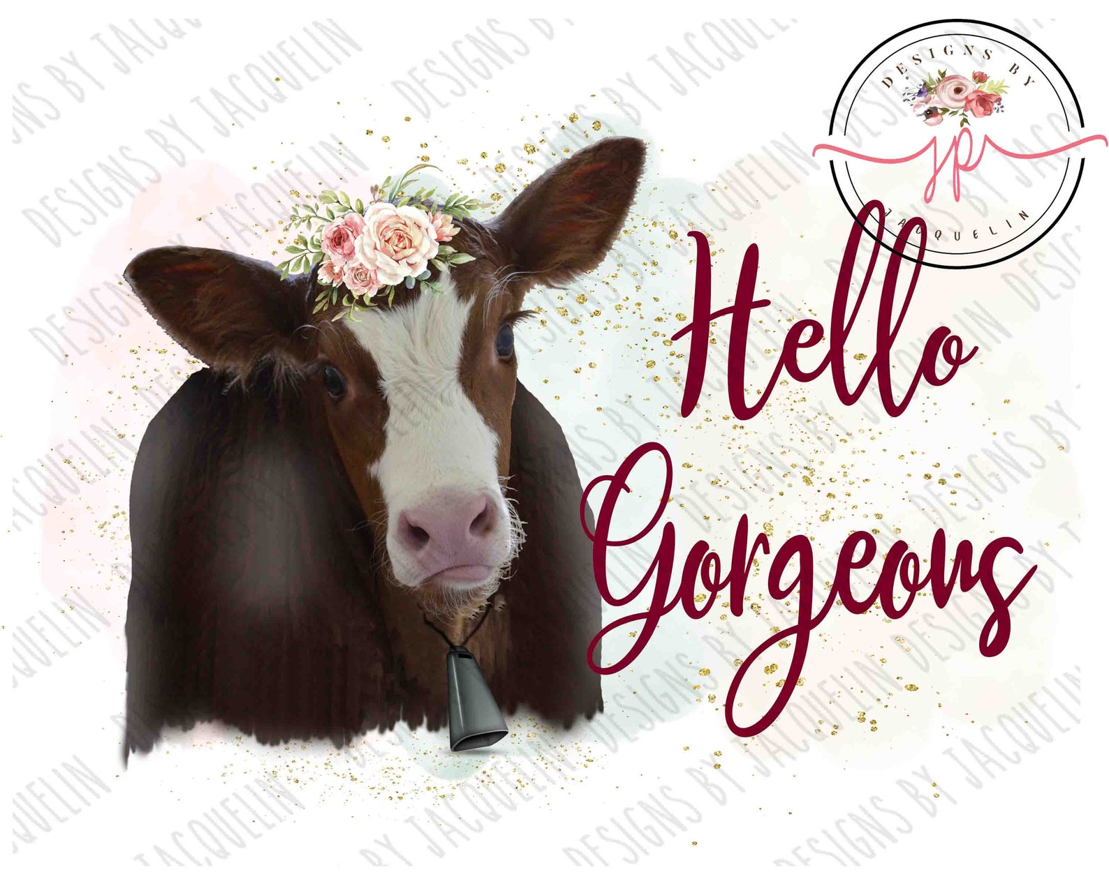 Cow Hello Gorgeous Animals Tote Bag T-shirt Tea Towel - Etsy