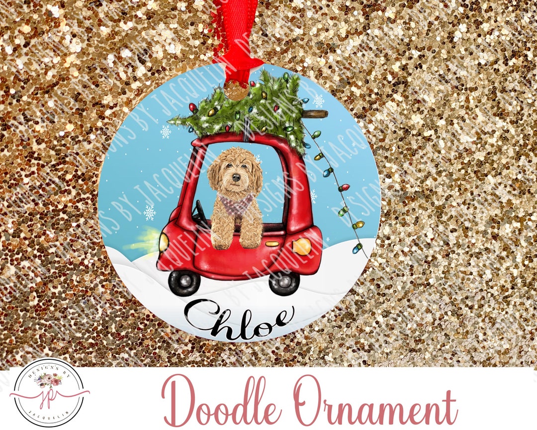 Personalized Golden Doodle, Labradoodle, Christmas Ornament, Labrador ...