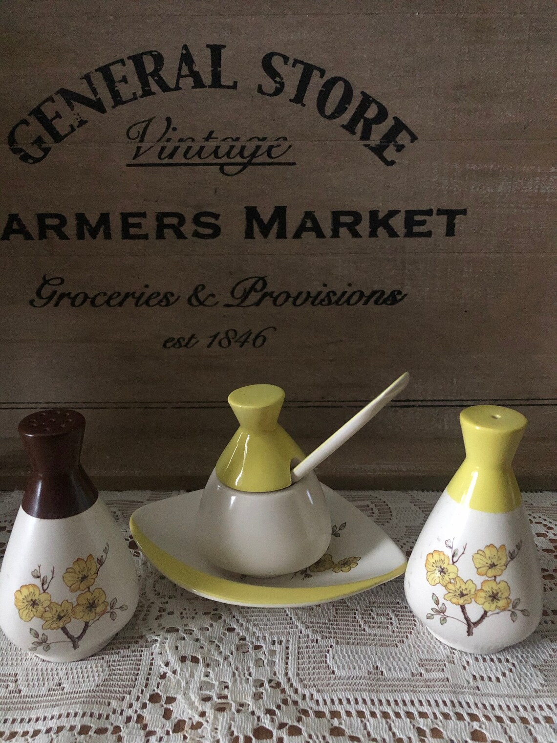 Vintage Carlton Ware Cruet Set / Vintage Tableware / Dining Ware ...