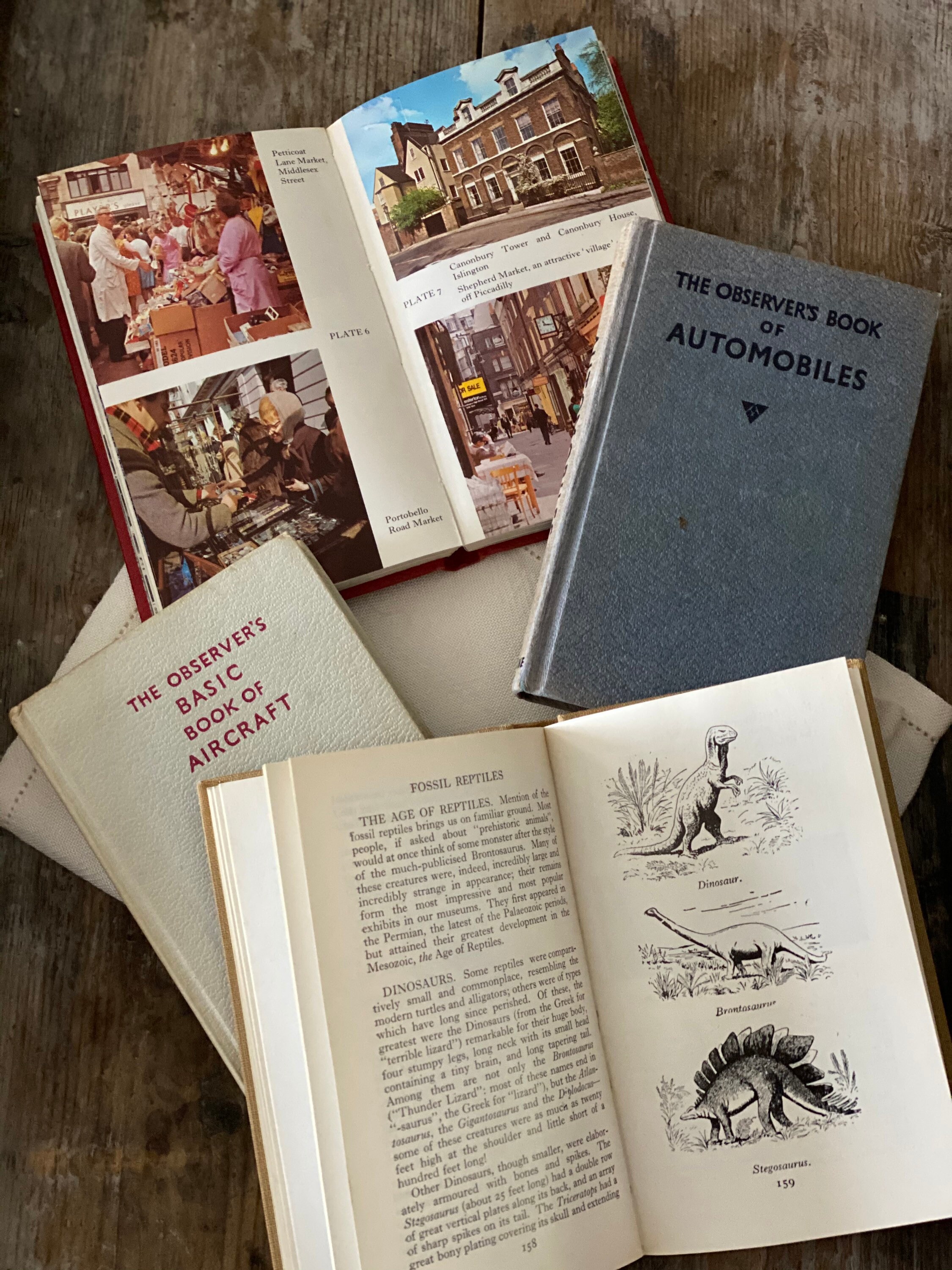 Collection of 4 Vintage Observer Books / Vintage Reference Books ...