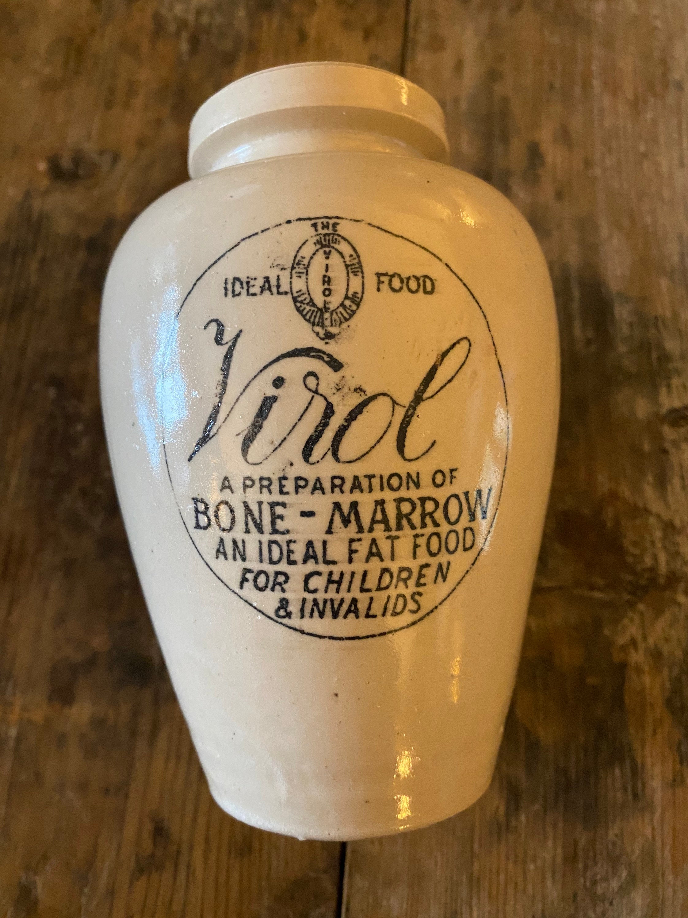 Vintage Virol Jar / Stoneware Jar / Treatment Jar / Transfer - Etsy.de