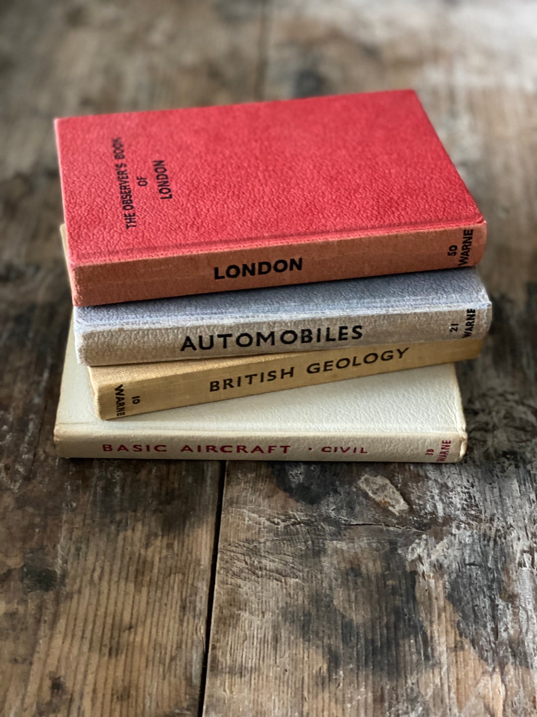 Collection of 4 Vintage Observer Books / Vintage Reference Books ...