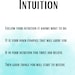 2 X A5 Poem Wall Art Digital Download - Intuition & Courage - Poem ...