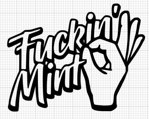 Fuckin Mint Vinyl Decal - Etsy