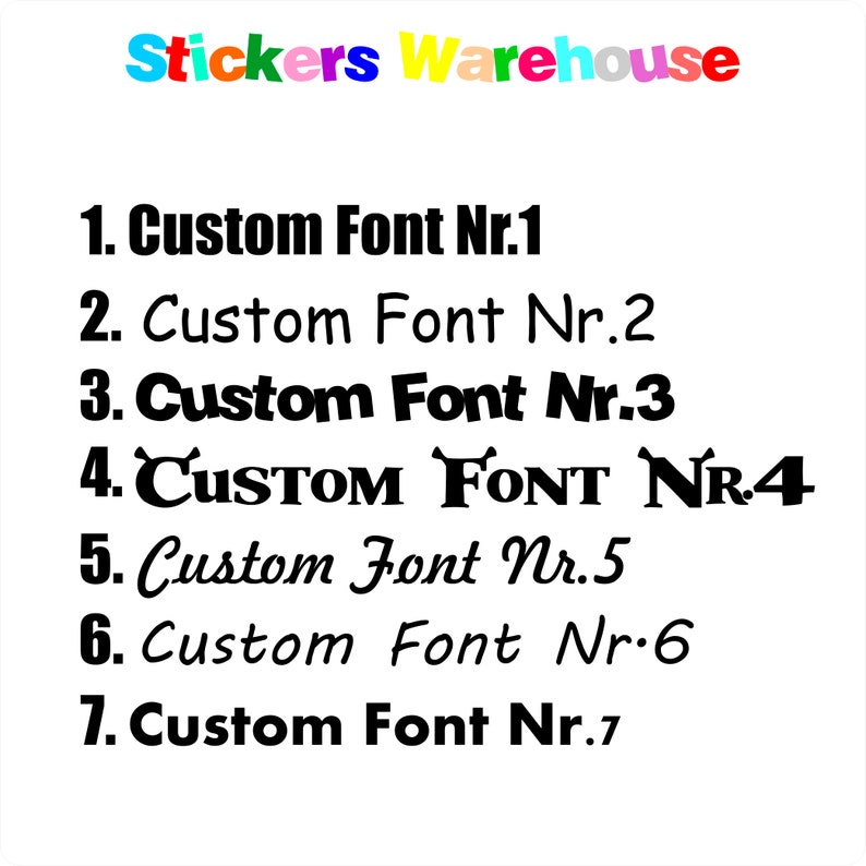 50 Personalised Vinyl Stick on Name Labels Stickers Tags - Etsy