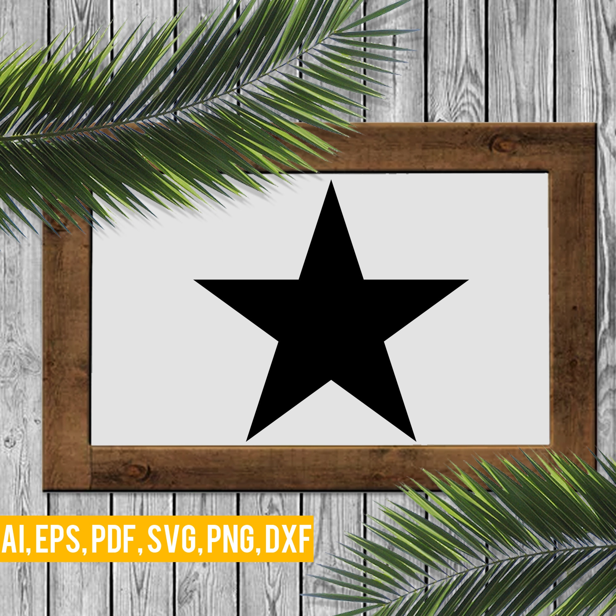 Star SVG, Cut File for Cricut or Silhouette Cameo, PNG Clipart, Dxf ...