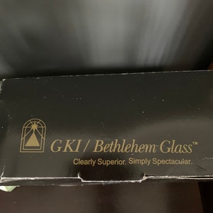 Vintage GKI/ Bethlehem Glass Christmas tree ornaments, Clearly Superior ...