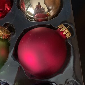 Vintage GKI/ Bethlehem Glass Christmas tree ornaments, Clearly Superior ...