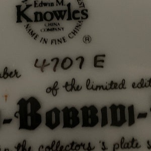 Vintage Bibbidi-bobbidi-boo, Disney Collectors Plate, Cinderella, First ...