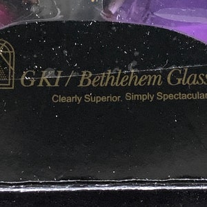 Vintage GKI/ Bethlehem Glass Christmas tree ornaments, Clearly Superior ...