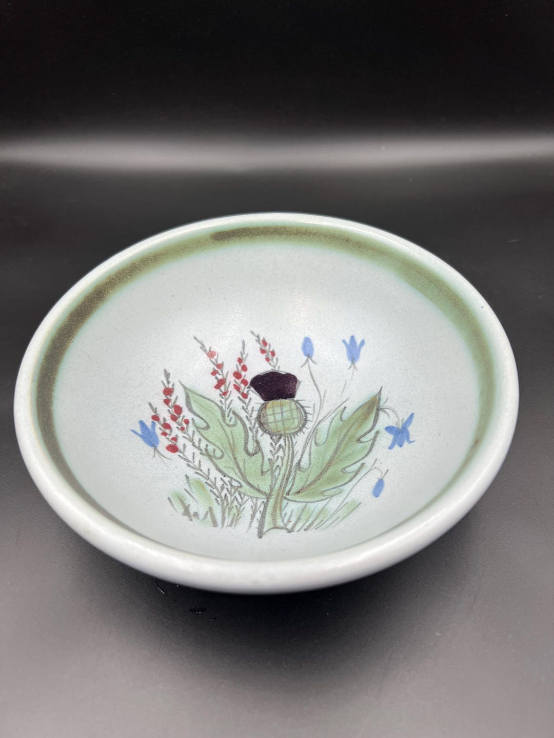 Vintage Buchan Pottery Thistleware Stoneware Dish Gorgeous #266, Cereal ...