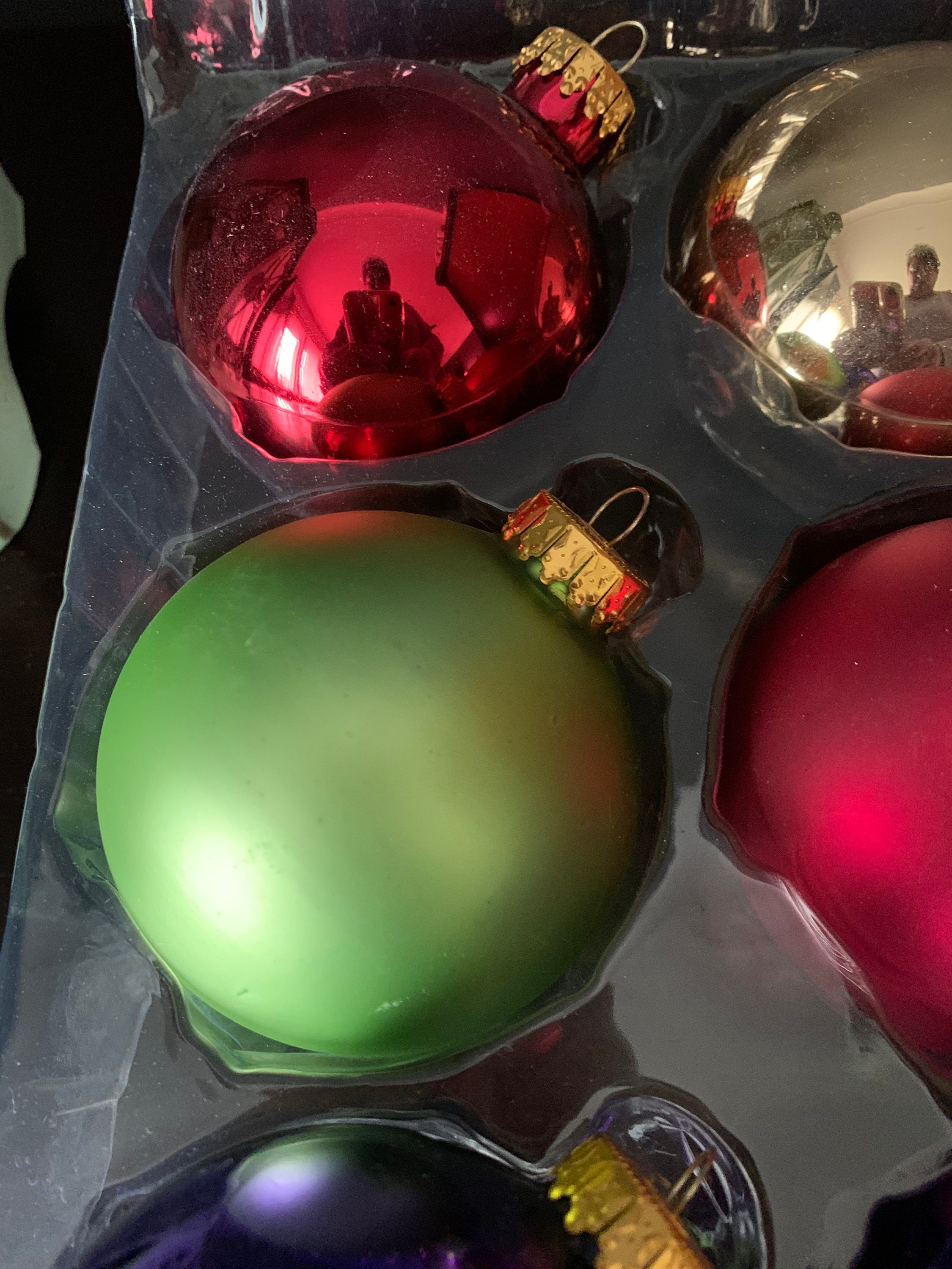 Vintage GKI/ Bethlehem Glass Christmas tree ornaments Clearly | Etsy