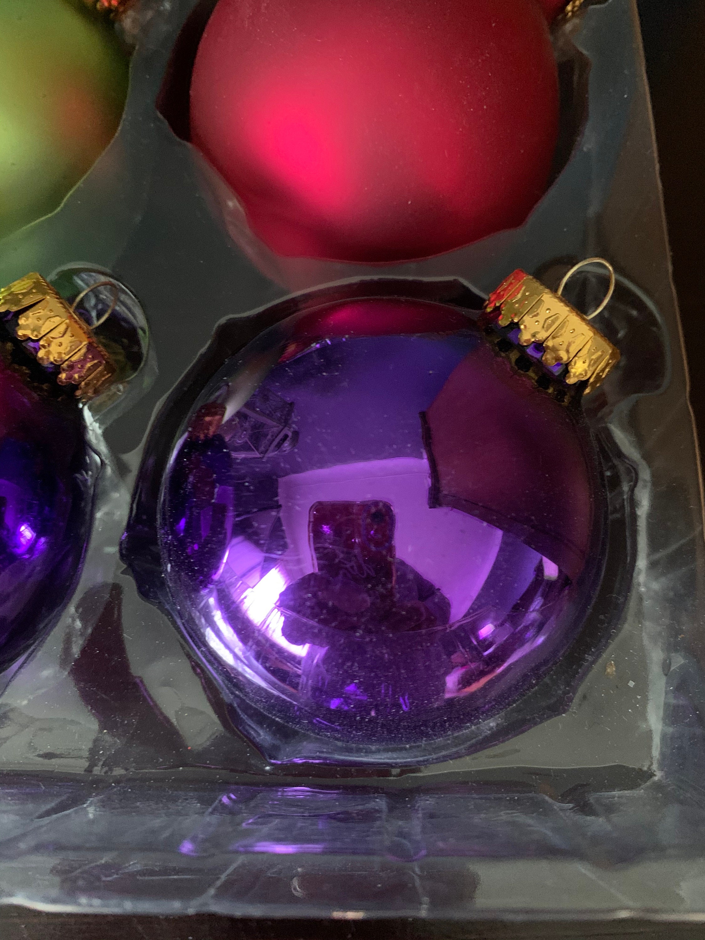 Vintage GKI/ Bethlehem Glass Christmas tree ornaments Clearly | Etsy