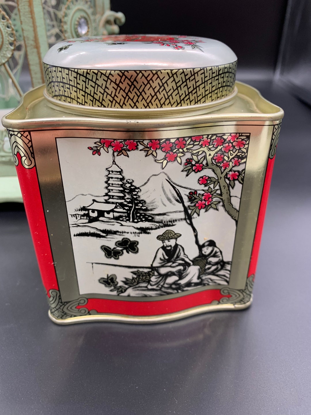 Vintage Cheong Hing Jasmine Tea Tin, Hong Kong Graphics - Etsy