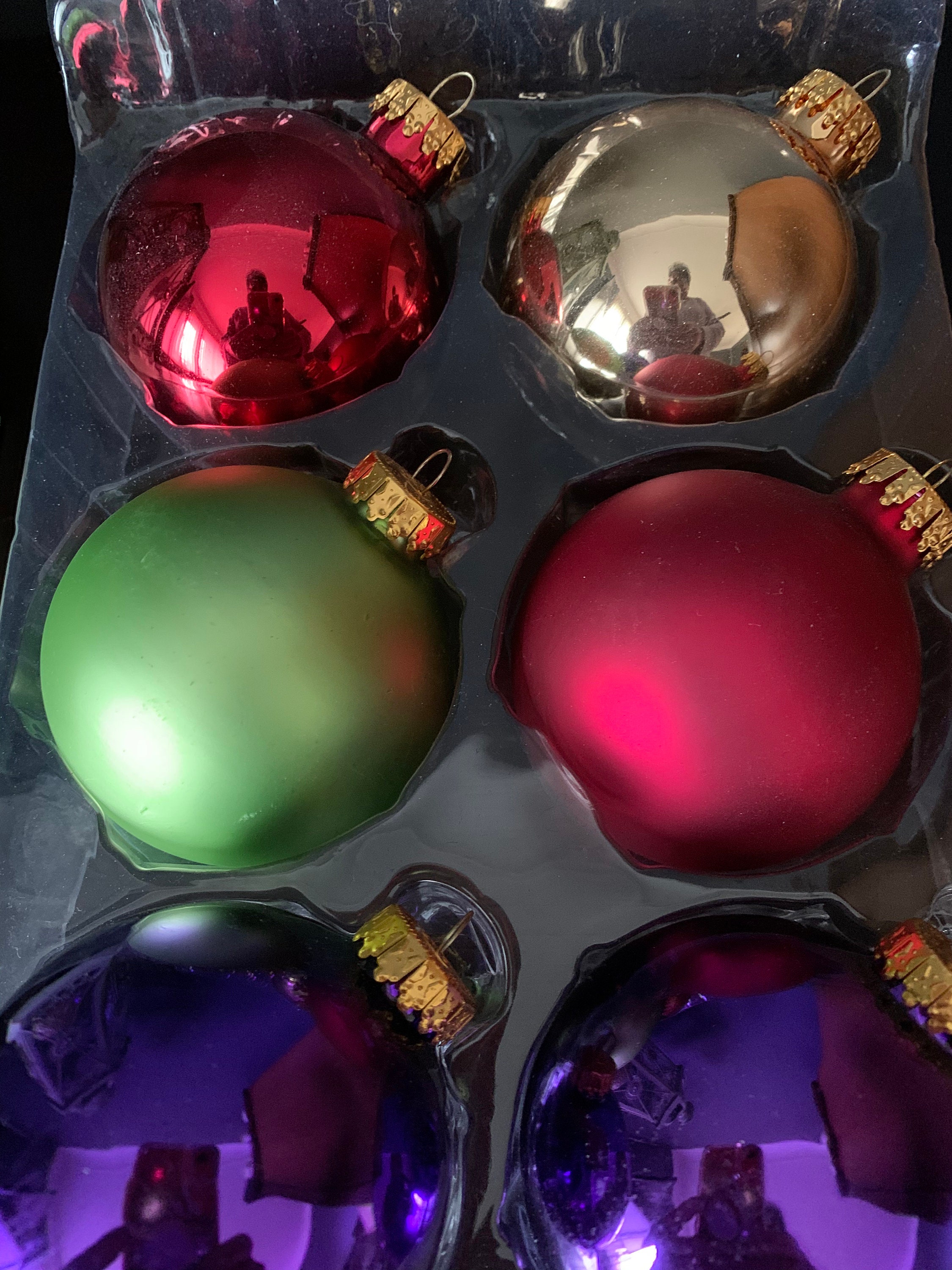 Vintage GKI/ Bethlehem Glass Christmas tree ornaments Clearly | Etsy
