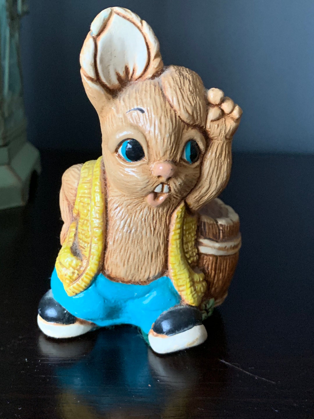 Vintage Woodlander Rabbit Hector, Stoneware, Hand Painted, Mereside ...