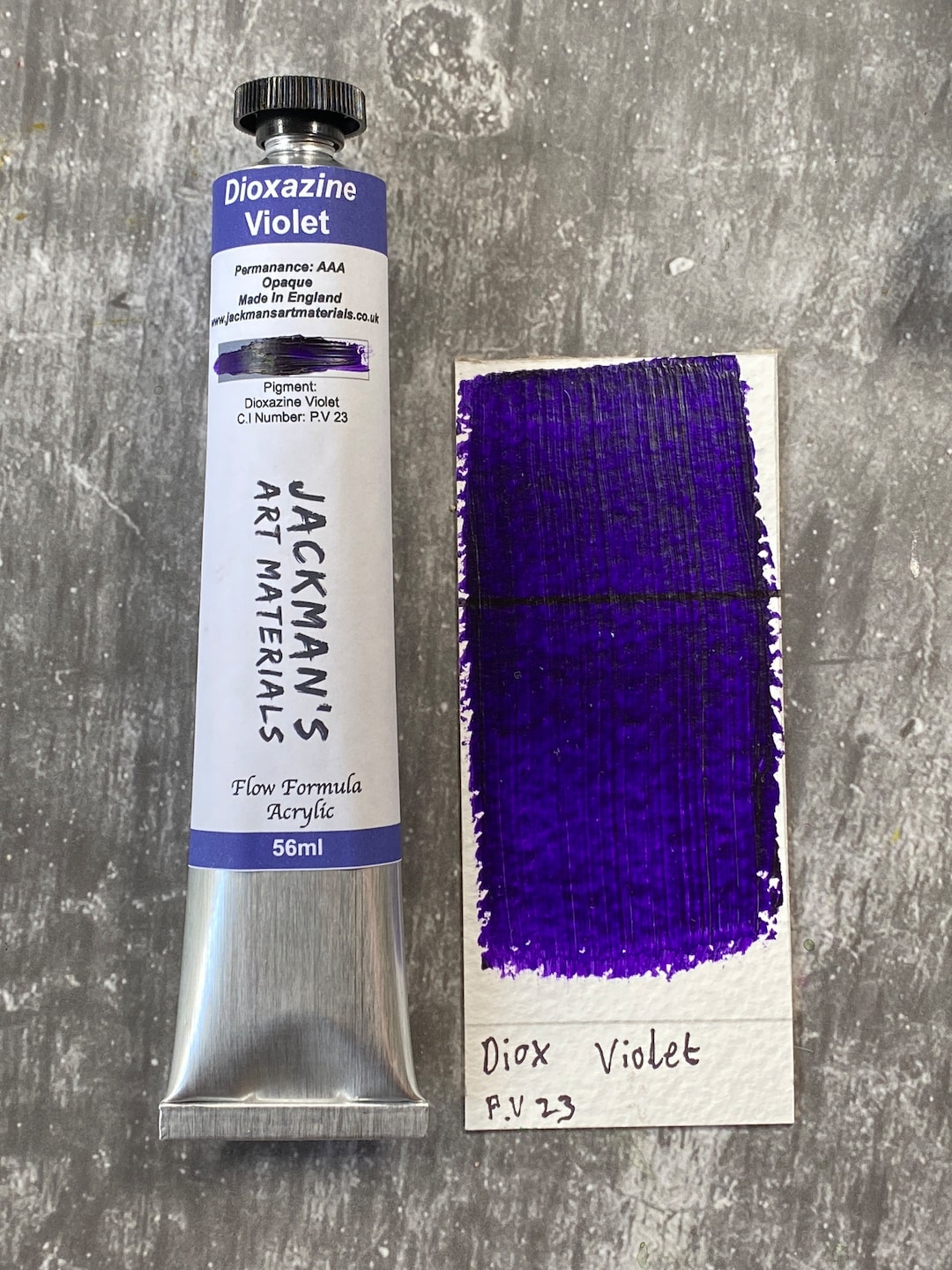 Dioxazine Violet Professional Handmade Artist Flow Formula Acrylic ...